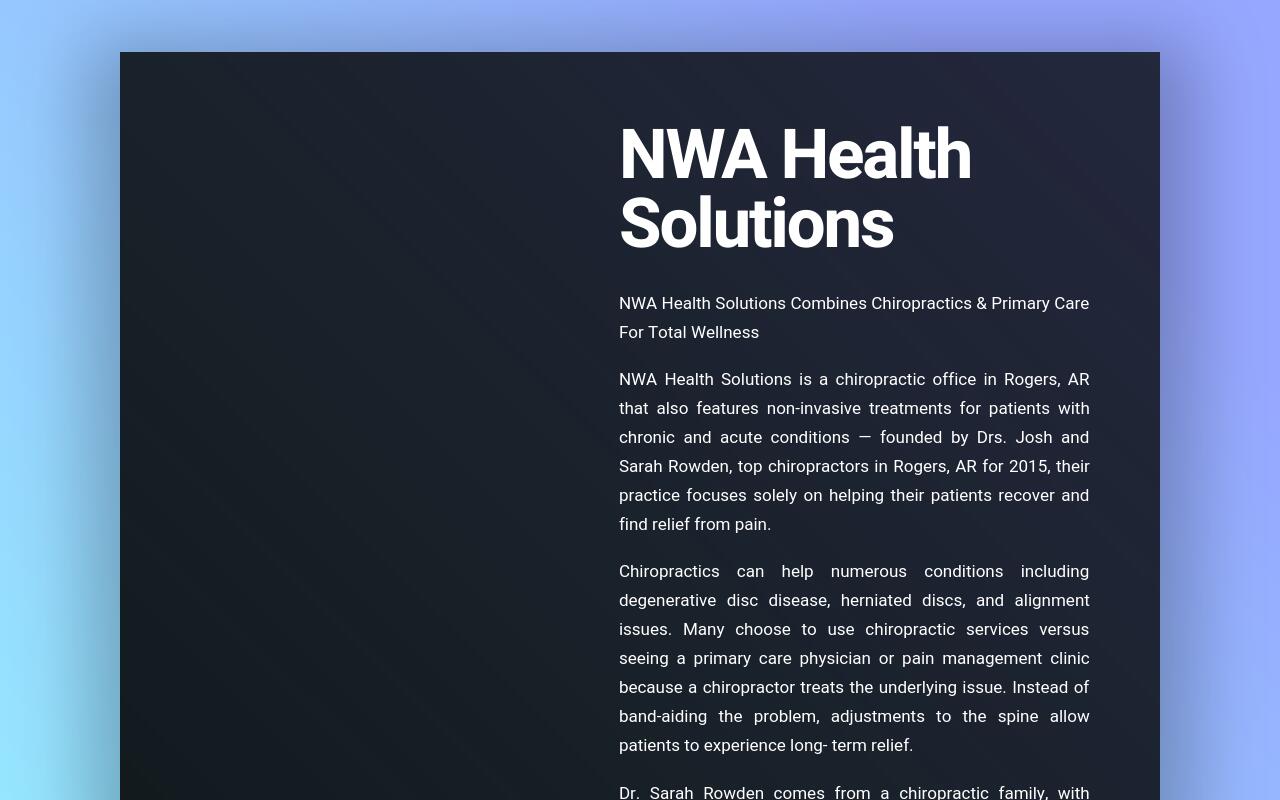NWA Health Solutions